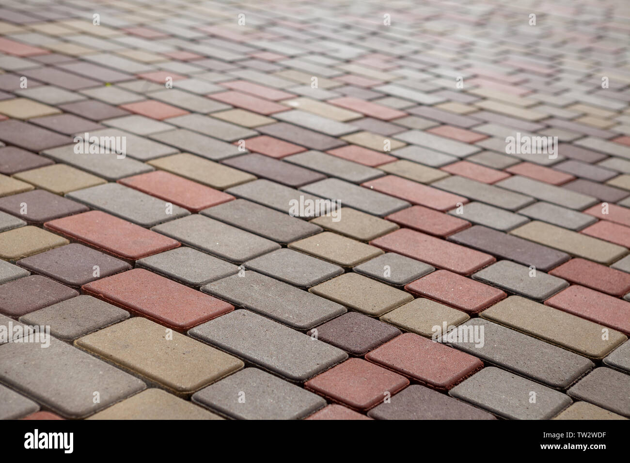Photo of multi-colored paving stones pattern and background Stock Photo ...