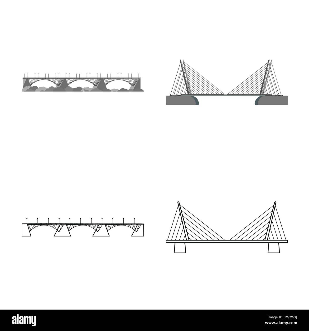 Isolated Object Of Connection And Design Logo Collection Of Connection And Side Vector Icon For