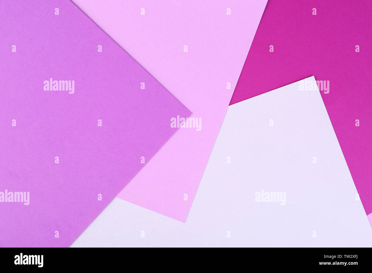 Composition with lilac paper sheets Stock Photo - Alamy