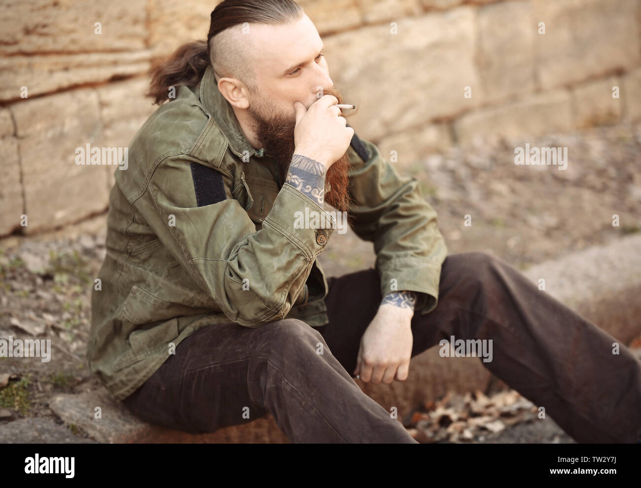 Man smoking weed hi-res stock photography and images - Alamy