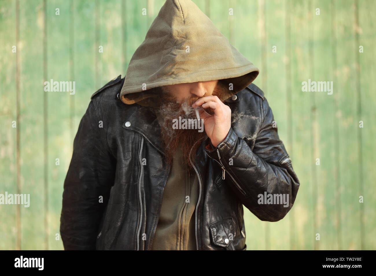 Man smoking weed hi-res stock photography and images - Alamy