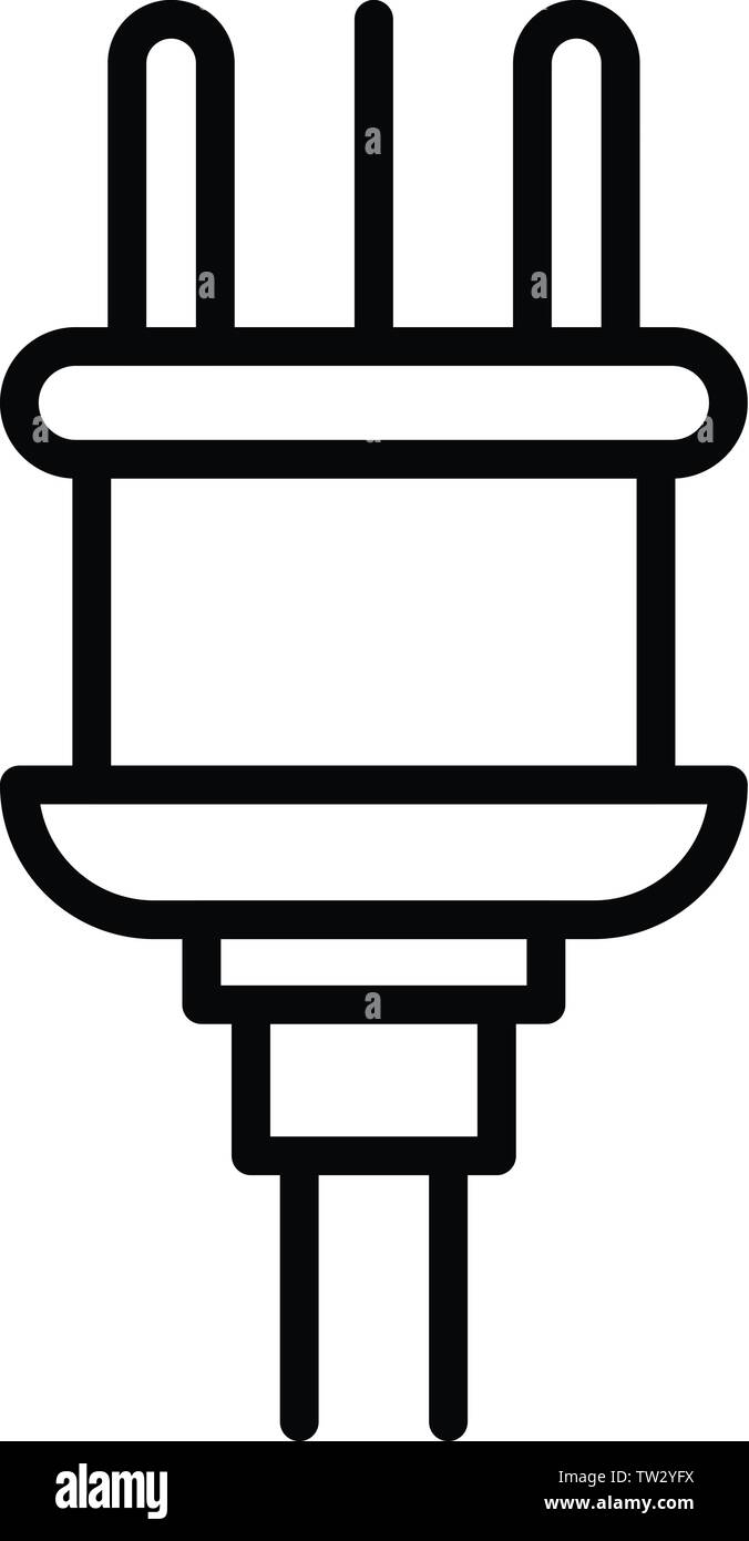 Uk british socket line Stock Vector Images - Alamy