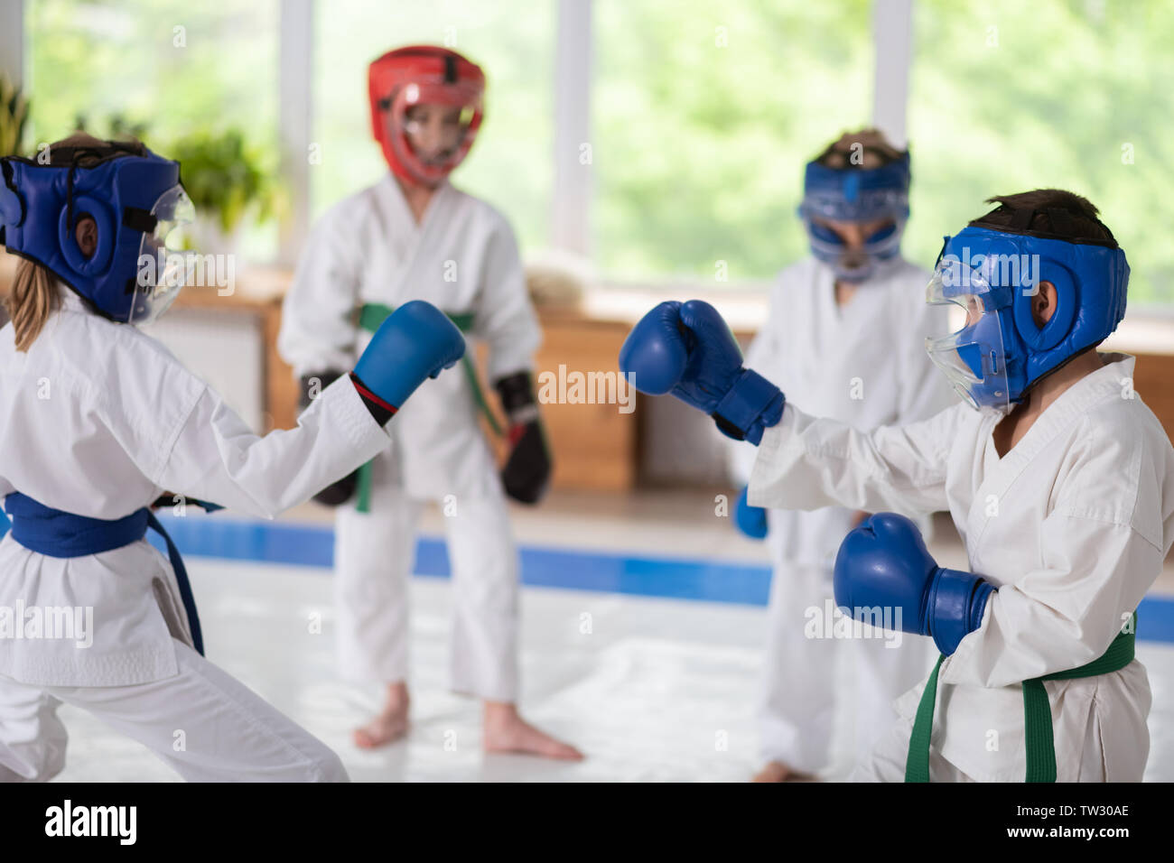 Child boxing helmet hi-res stock photography and images - Alamy