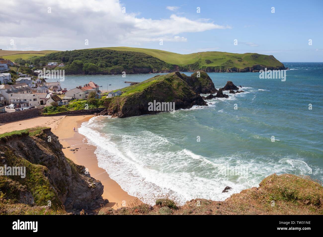 Hope Cove, Devon, England Stock Photo - Alamy