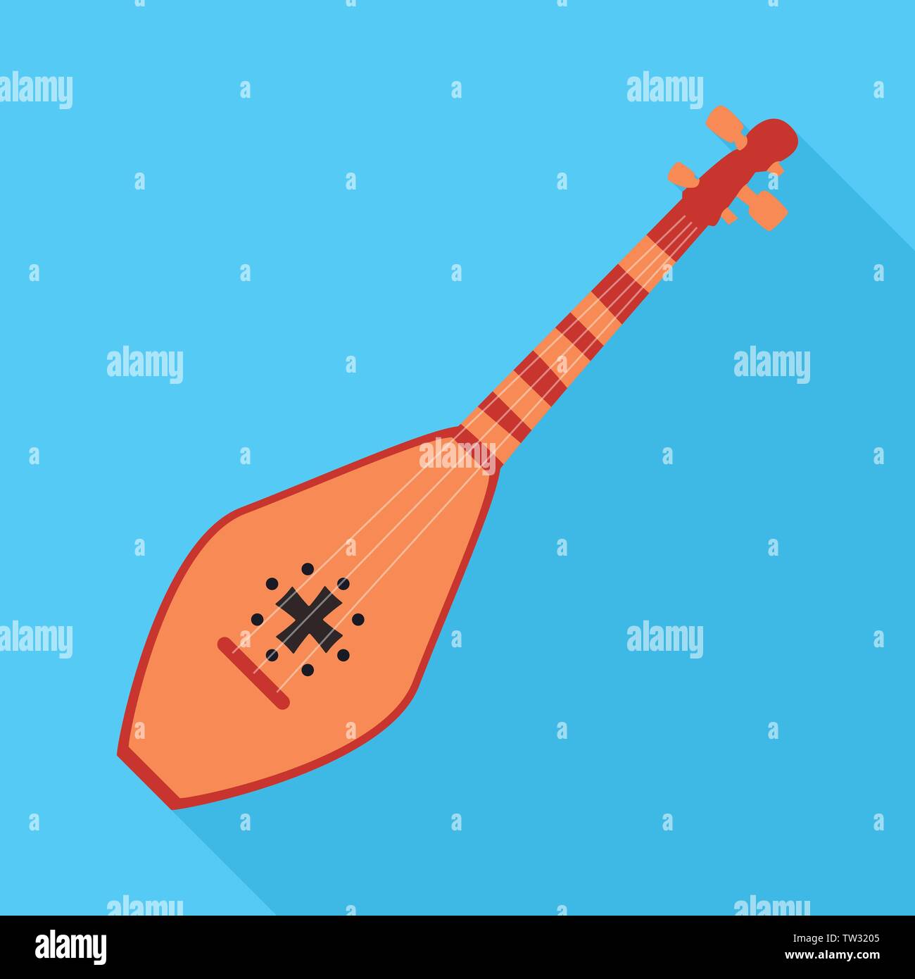 Vector design of musical and instrument sign. Set of musical and ...