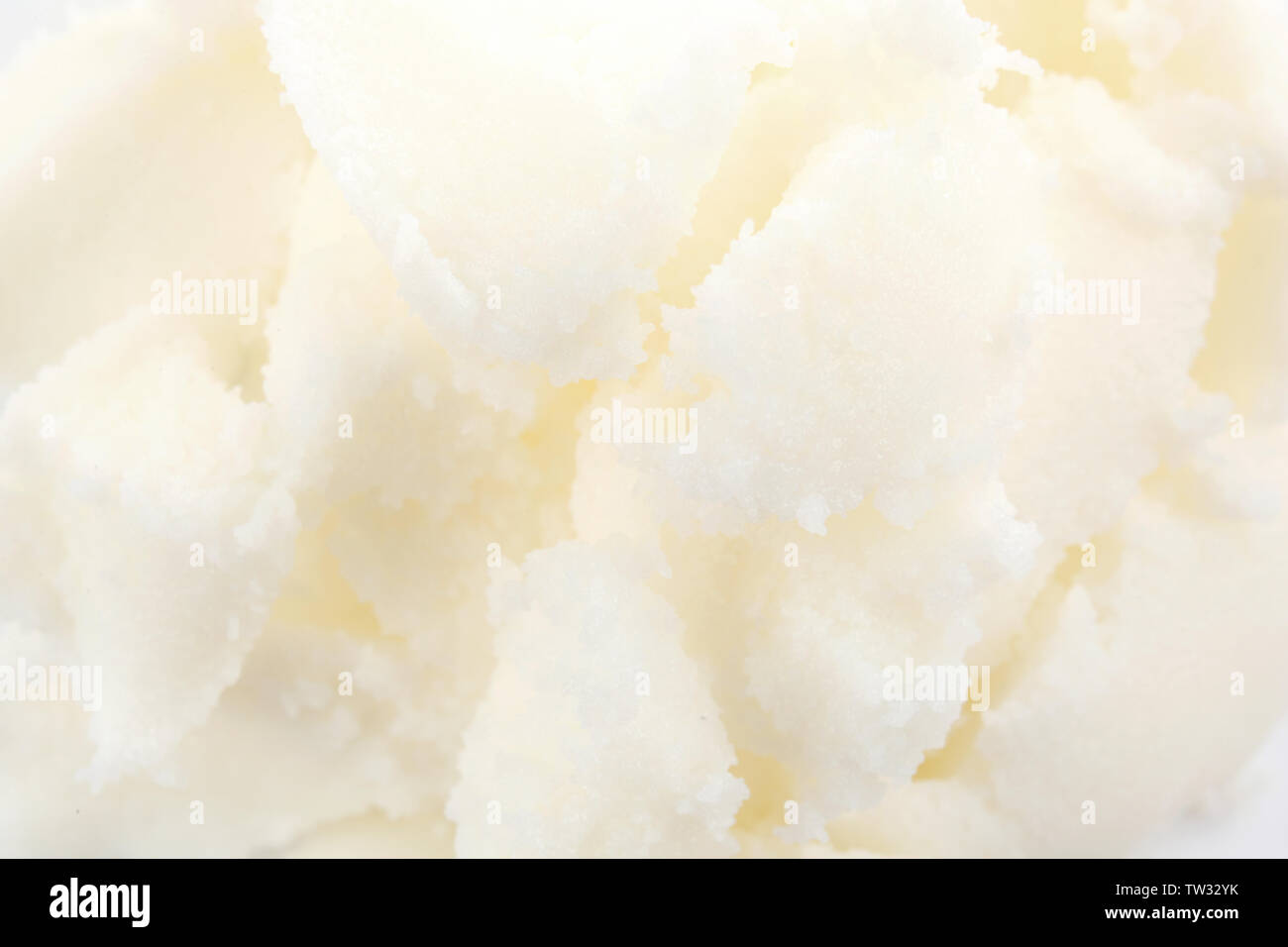 Shea butter texture, macro view Stock Photo - Alamy