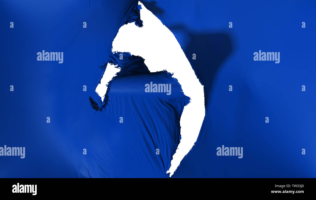 Damaged Deep blue color flag Stock Photo - Alamy