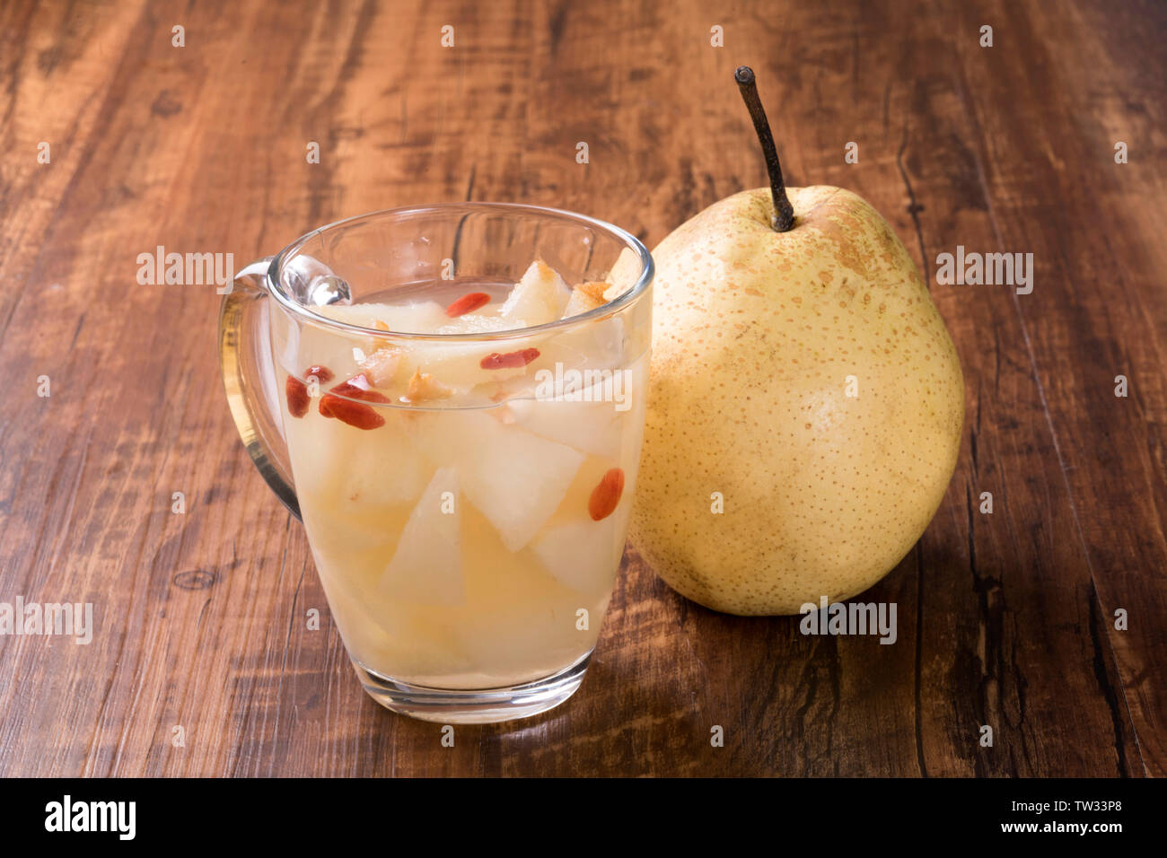 Ice sugar pear water Stock Photo - Alamy
