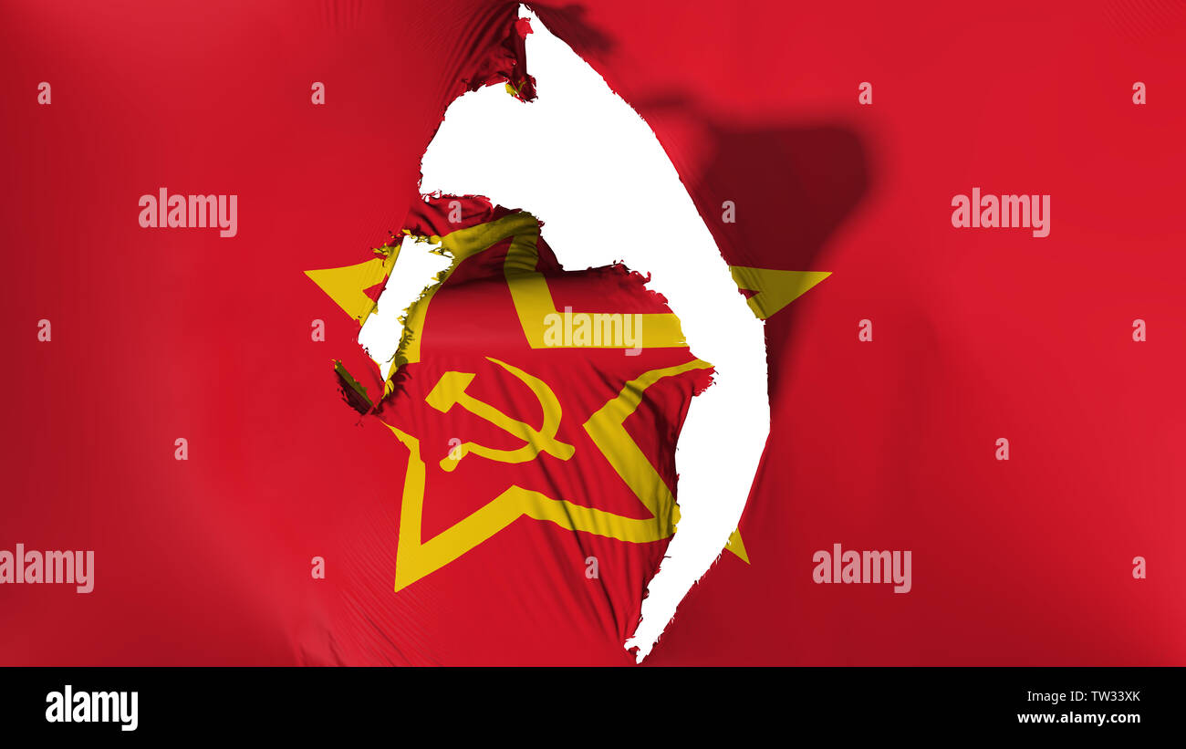 Ussr Flag Torn
