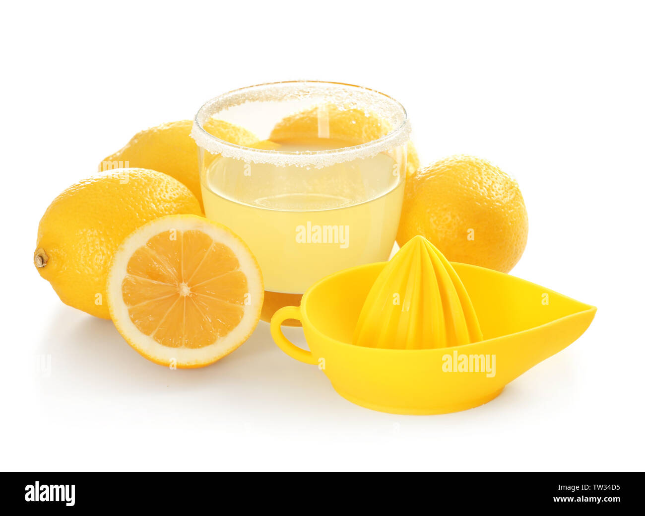Lemons water sugar Cut Out Stock Images & Pictures - Alamy