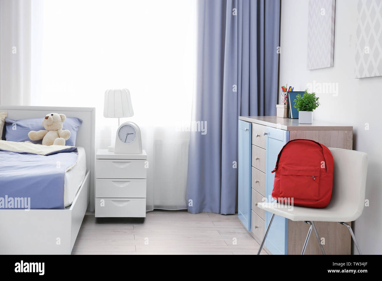 Comfortable kids room interior Stock Photo - Alamy