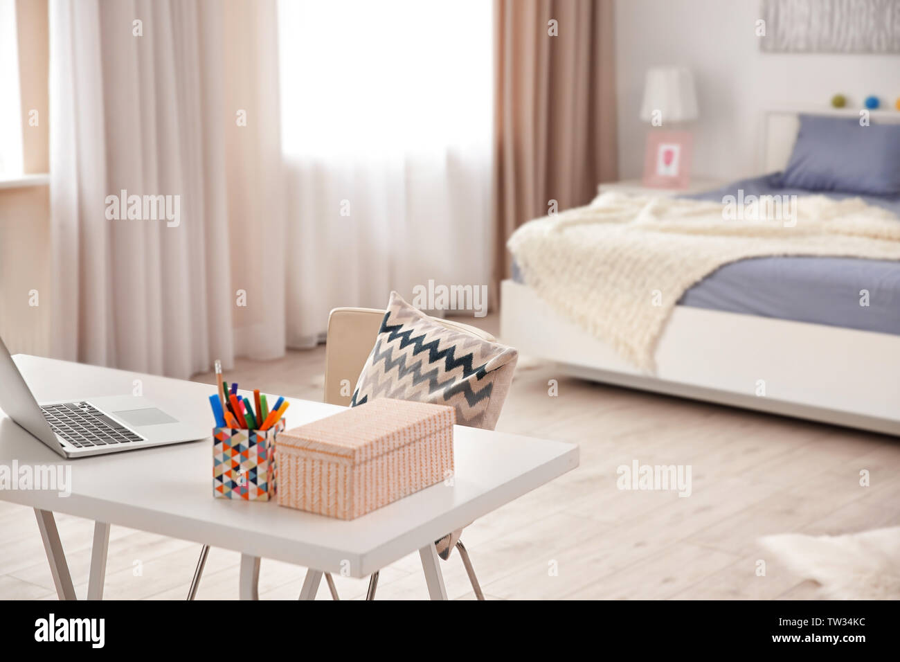Comfortable kids room interior Stock Photo - Alamy