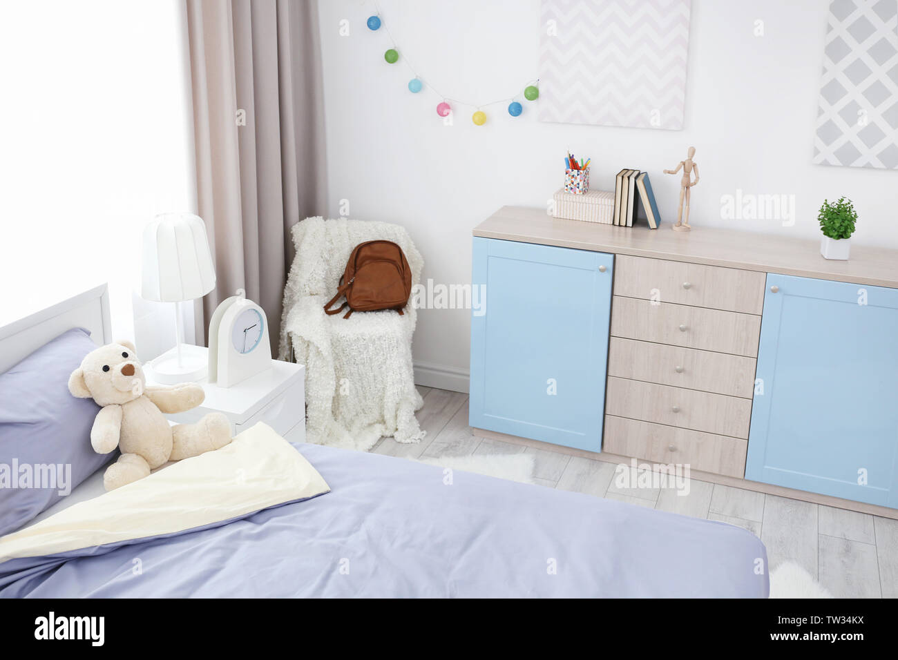 Comfortable kids room interior Stock Photo - Alamy