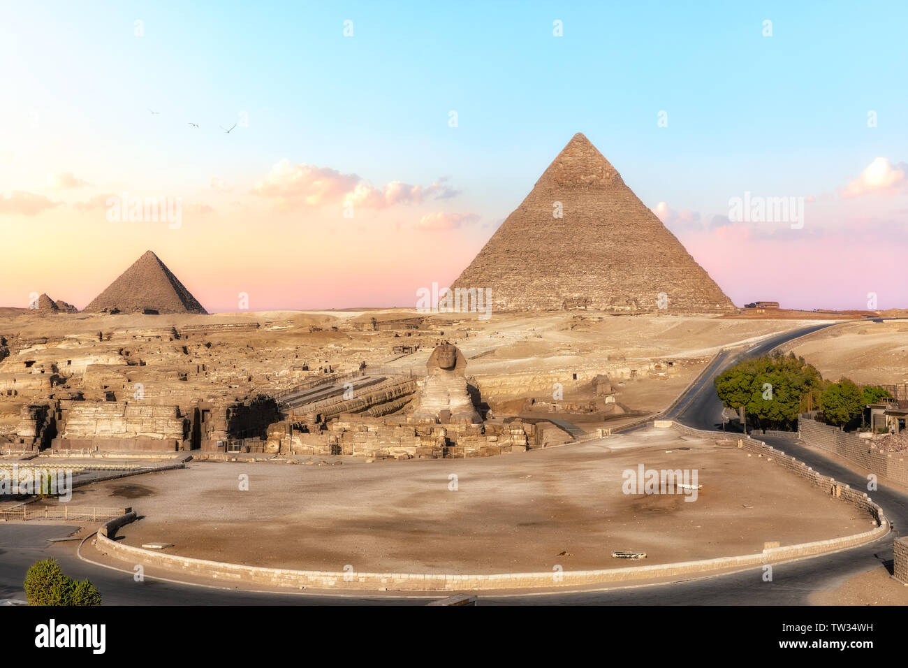 Cairo City View From Pyramids High Resolution Stock Photography and ...
