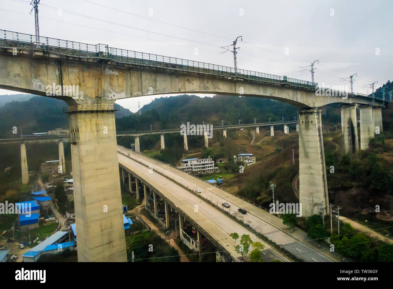 A bridge flying frame Stock Photo - Alamy