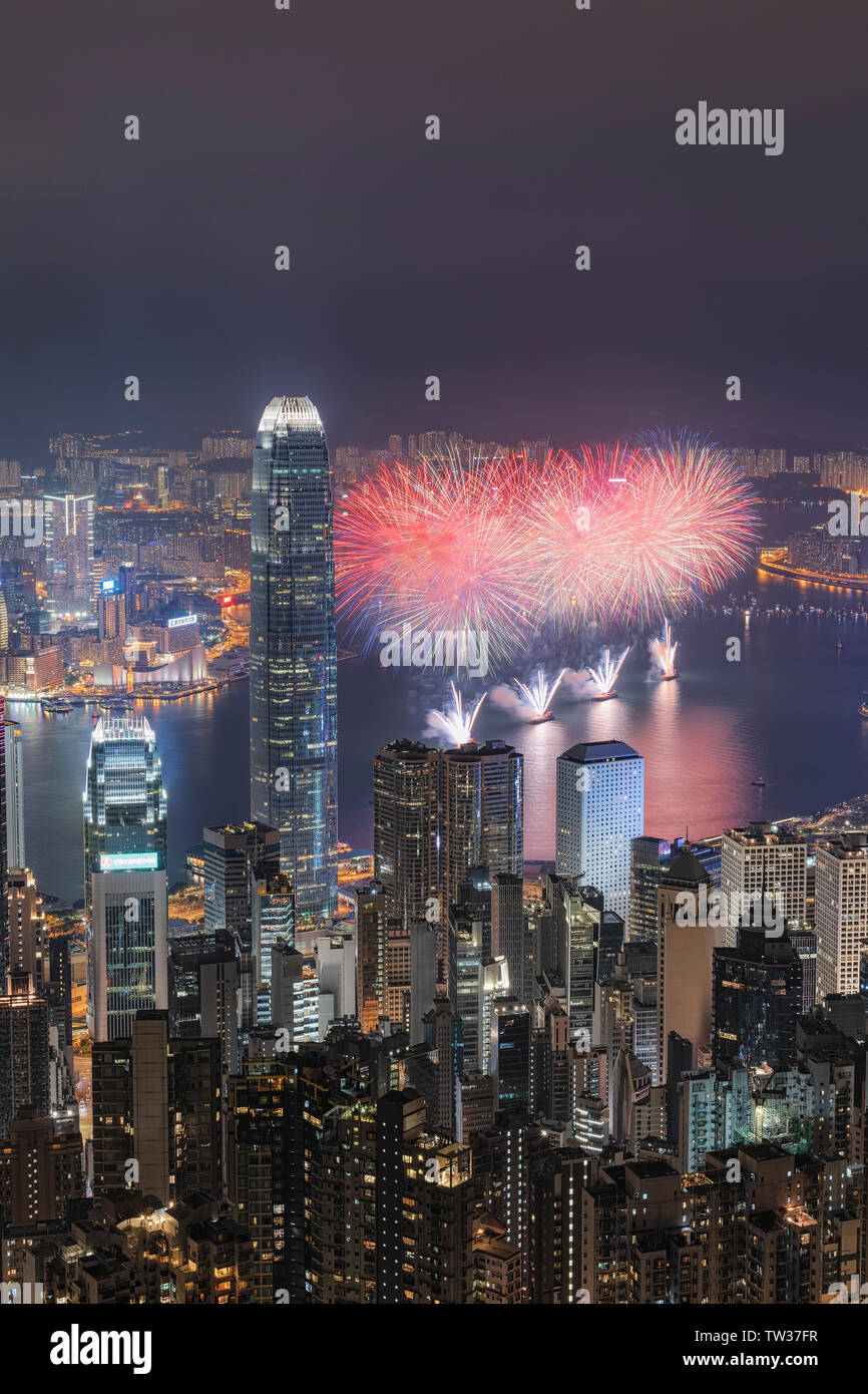 Hong Kong City Scenery Stock Photo - Alamy
