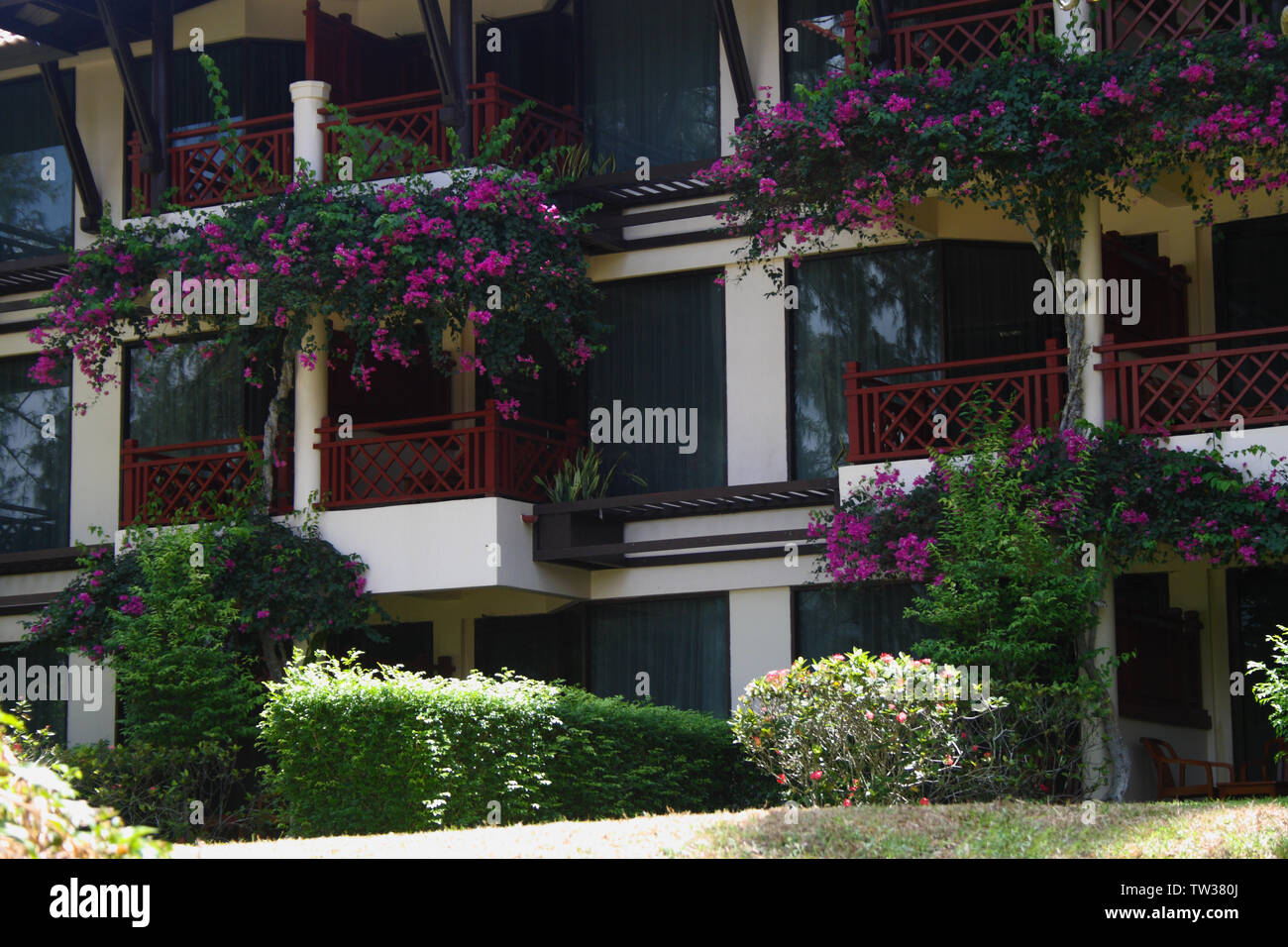 Resort floral flowers flower hi-res stock photography and images - Alamy