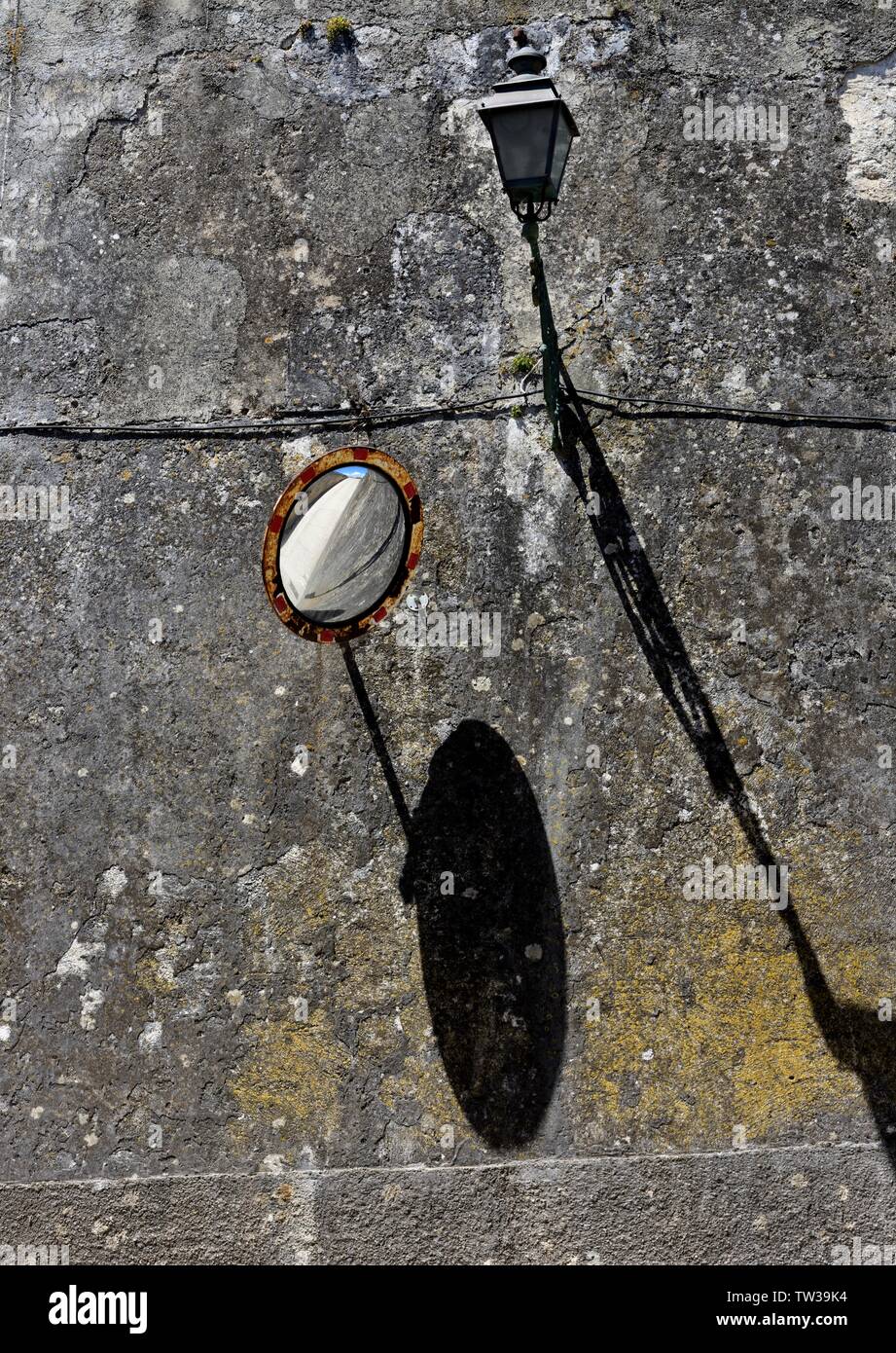 Traffice street mirror hi-res stock photography and images - Alamy