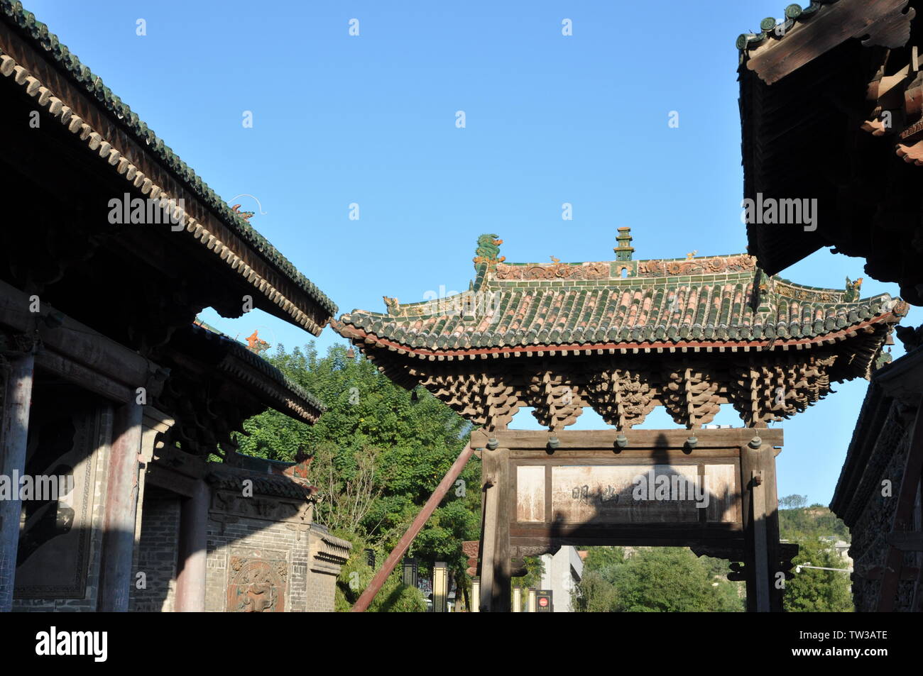 Old Chenghuang Temple, Hancheng, Weinan City, Shaanxi Province Stock ...