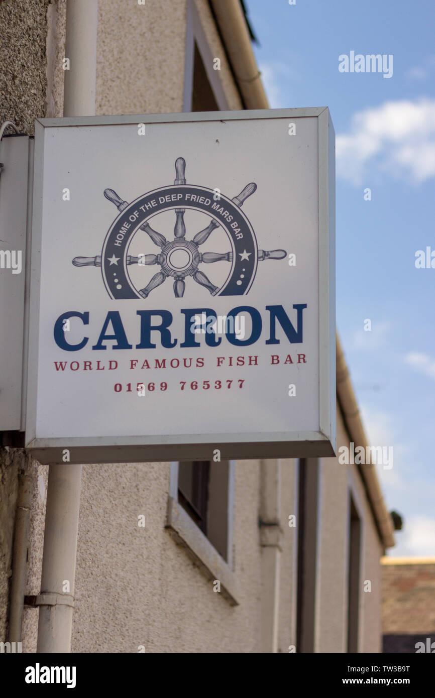 The Carron Fish Bar in Stonehaven, Scotland Stock Photo - Alamy