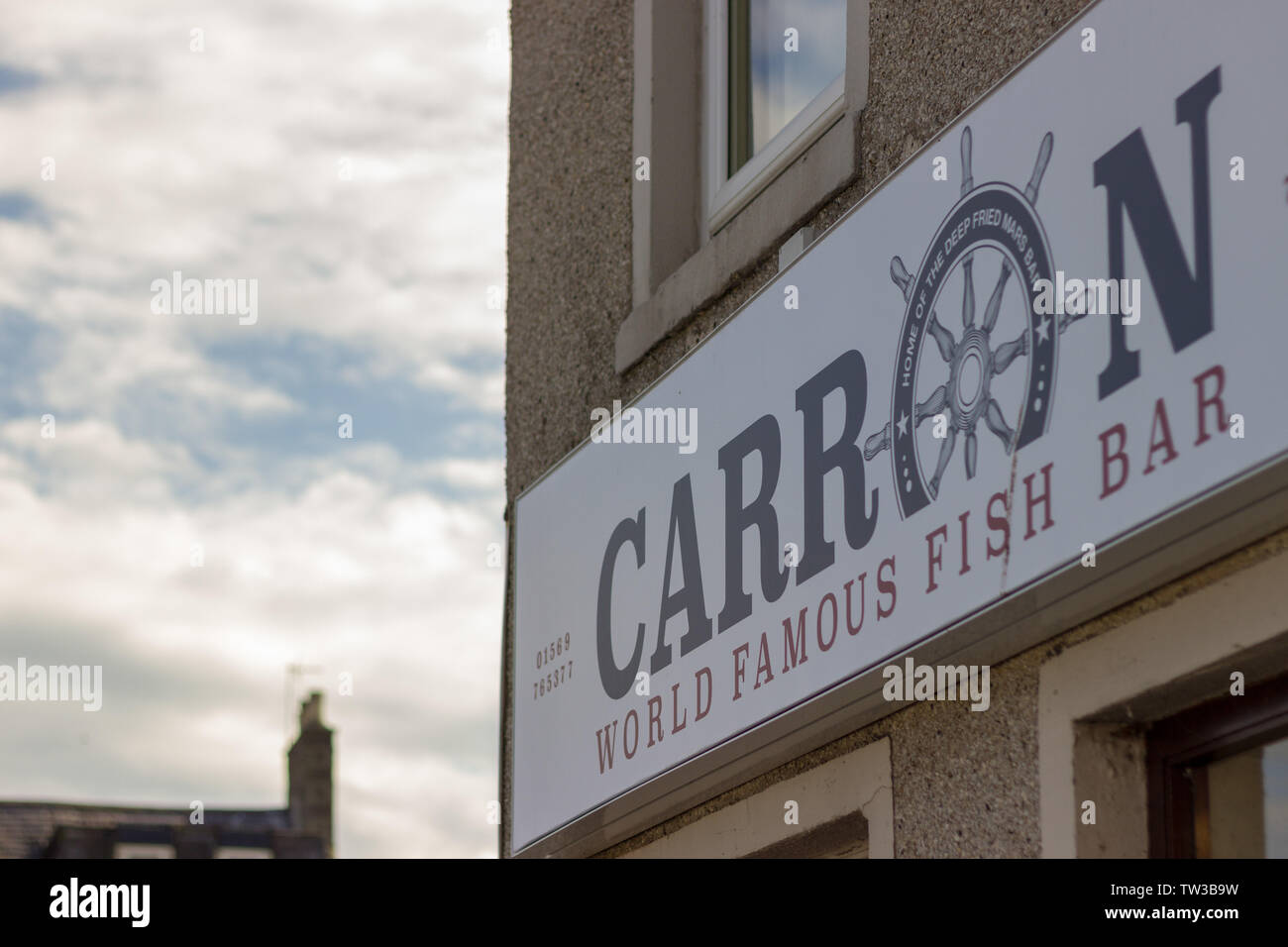 The Carron Fish Bar in Stonehaven, Scotland Stock Photo - Alamy