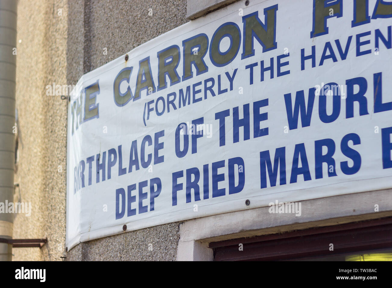 The Carron Fish Bar in Stonehaven, Scotland Stock Photo - Alamy