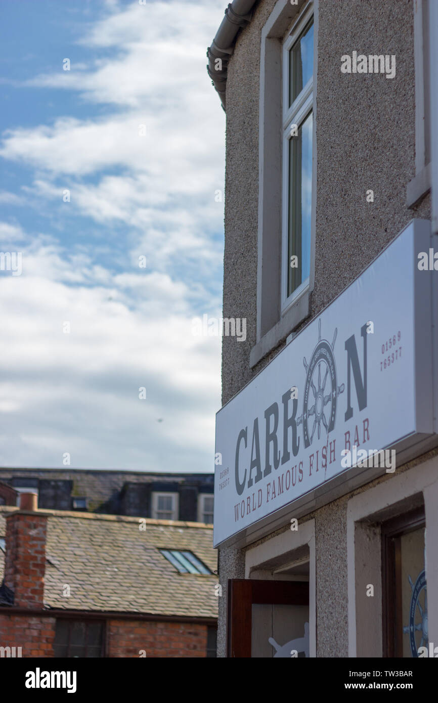 The Carron Fish Bar in Stonehaven, Scotland Stock Photo - Alamy