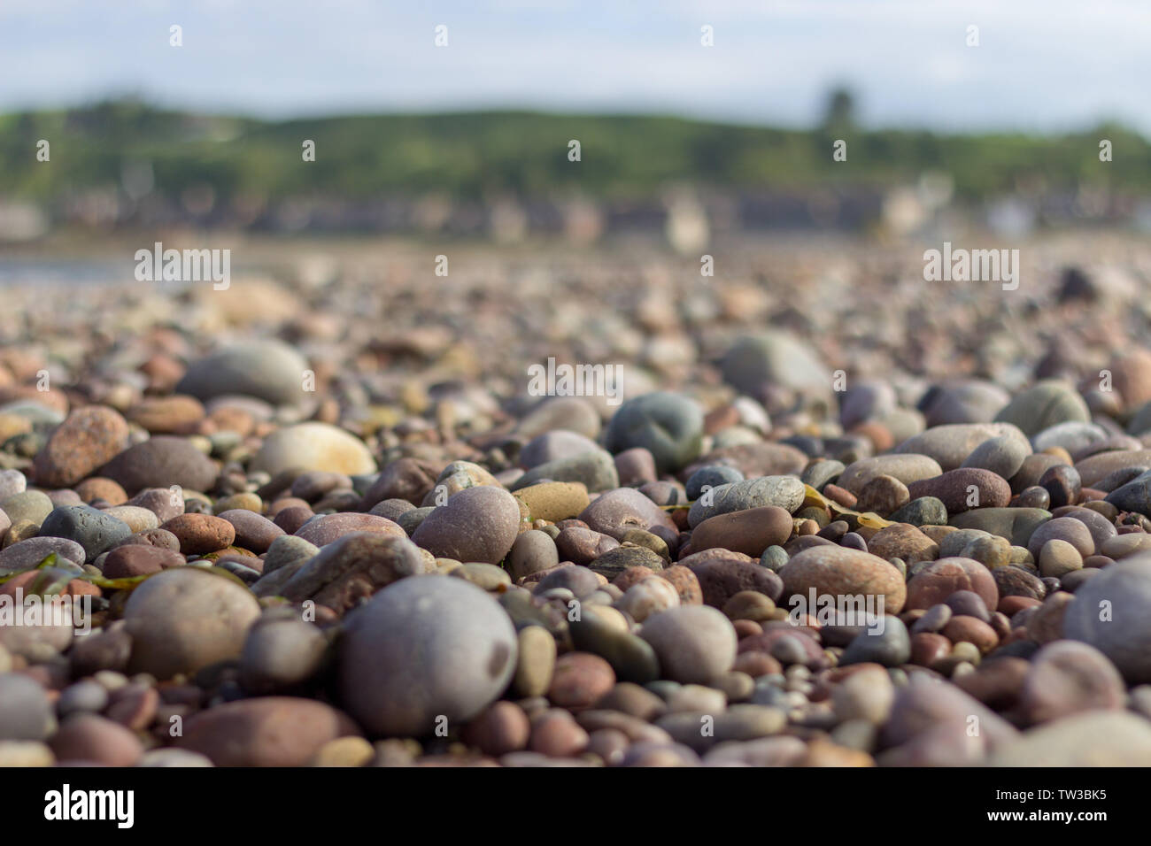 Stones on the beach Stonehaven, Scotland Stock Photo - Alamy