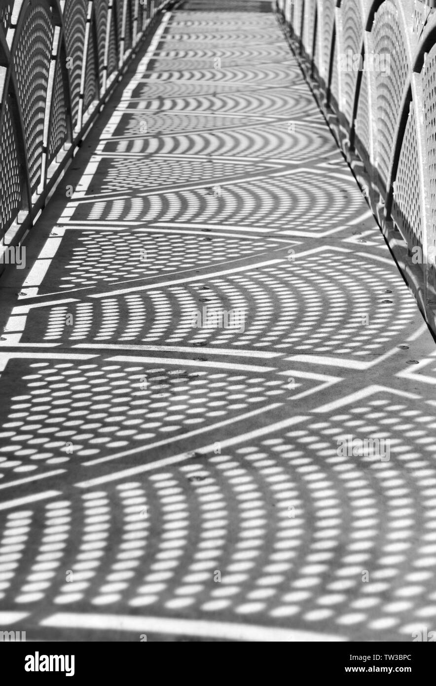 Abstract shadow pattern Stonehaven, Scotland Stock Photo - Alamy