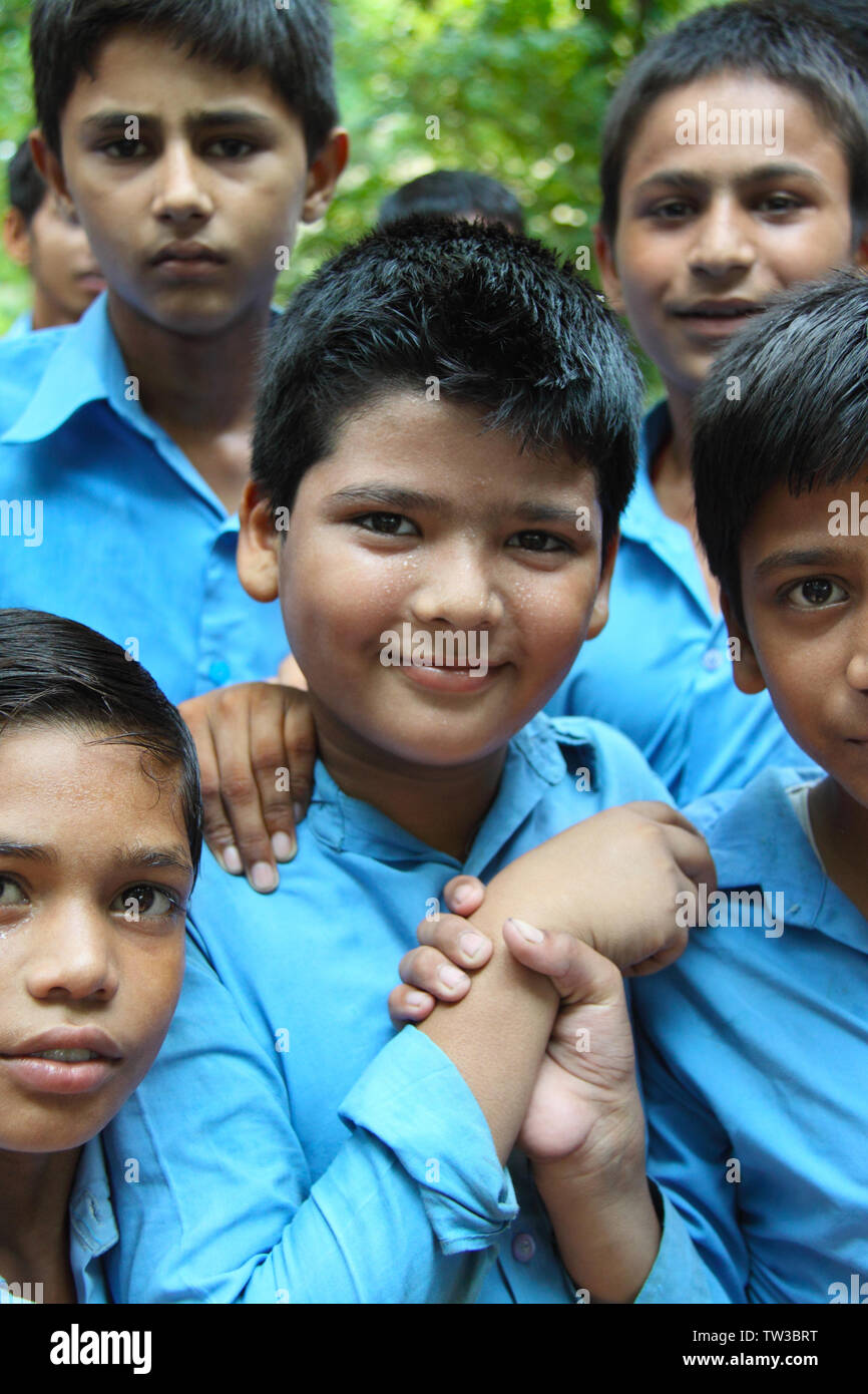 Group of school students Stock Photo - Alamy