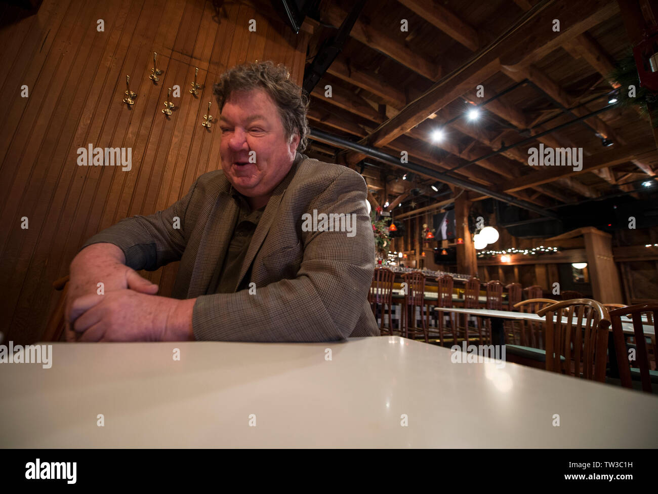 UNITED STATES - December 17, 2015 : Owner Kevin Malone at his Tuscarora ...