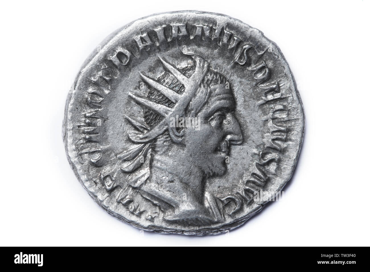 Silver antoninianus Cut Out Stock Images & Pictures - Alamy