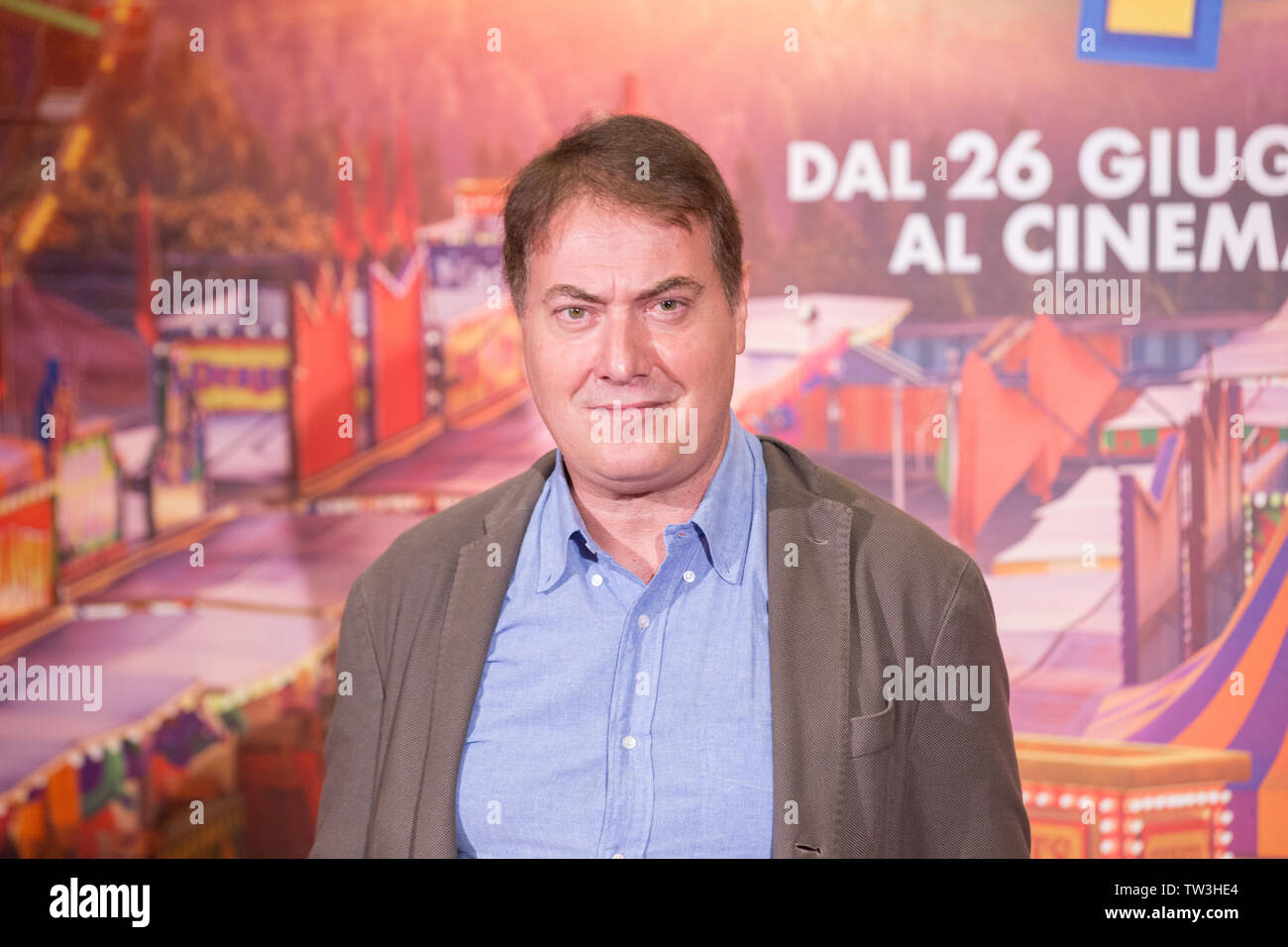 Roma, Italy. 18th June, 2019. Italian actor Corrado Guzzanti Photocall ...
