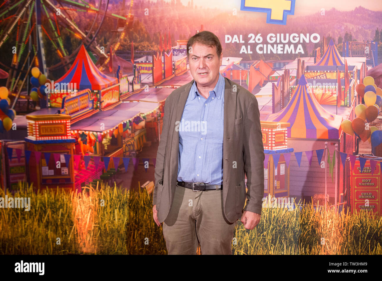Roma, Italy. 18th June, 2019. Italian actor Corrado Guzzanti Photocall ...