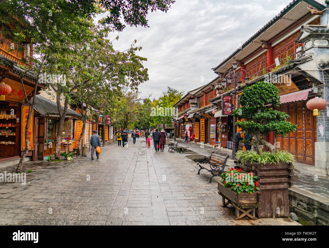 Dali ancient city scenery Stock Photo - Alamy