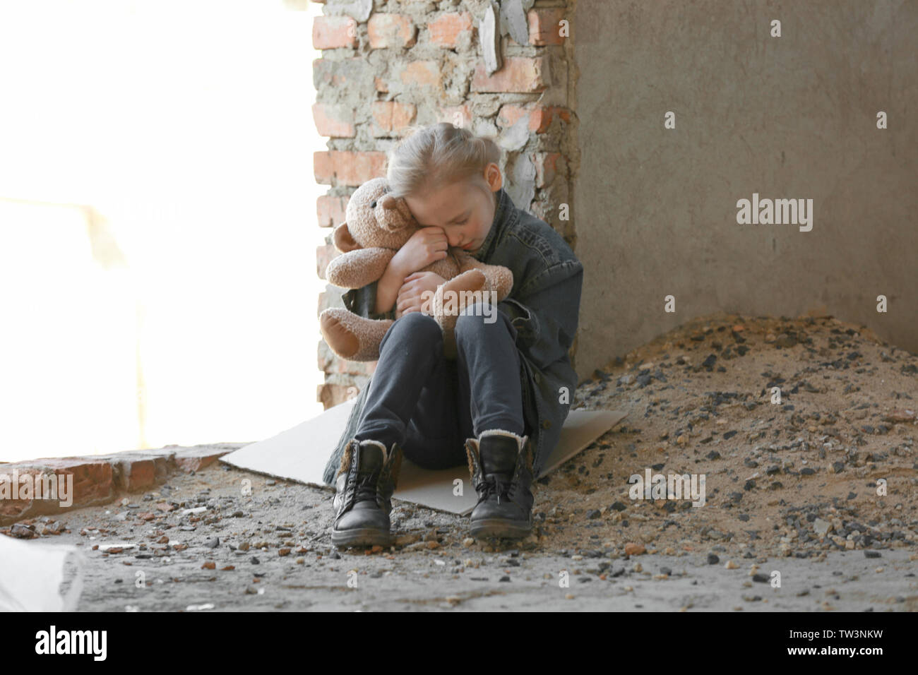 Sad toy brick hi-res stock photography and images - Alamy