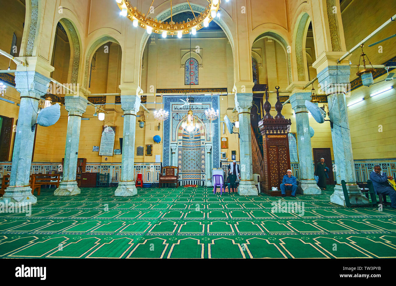 Mosque cairo inlay hi-res stock photography and images - Alamy