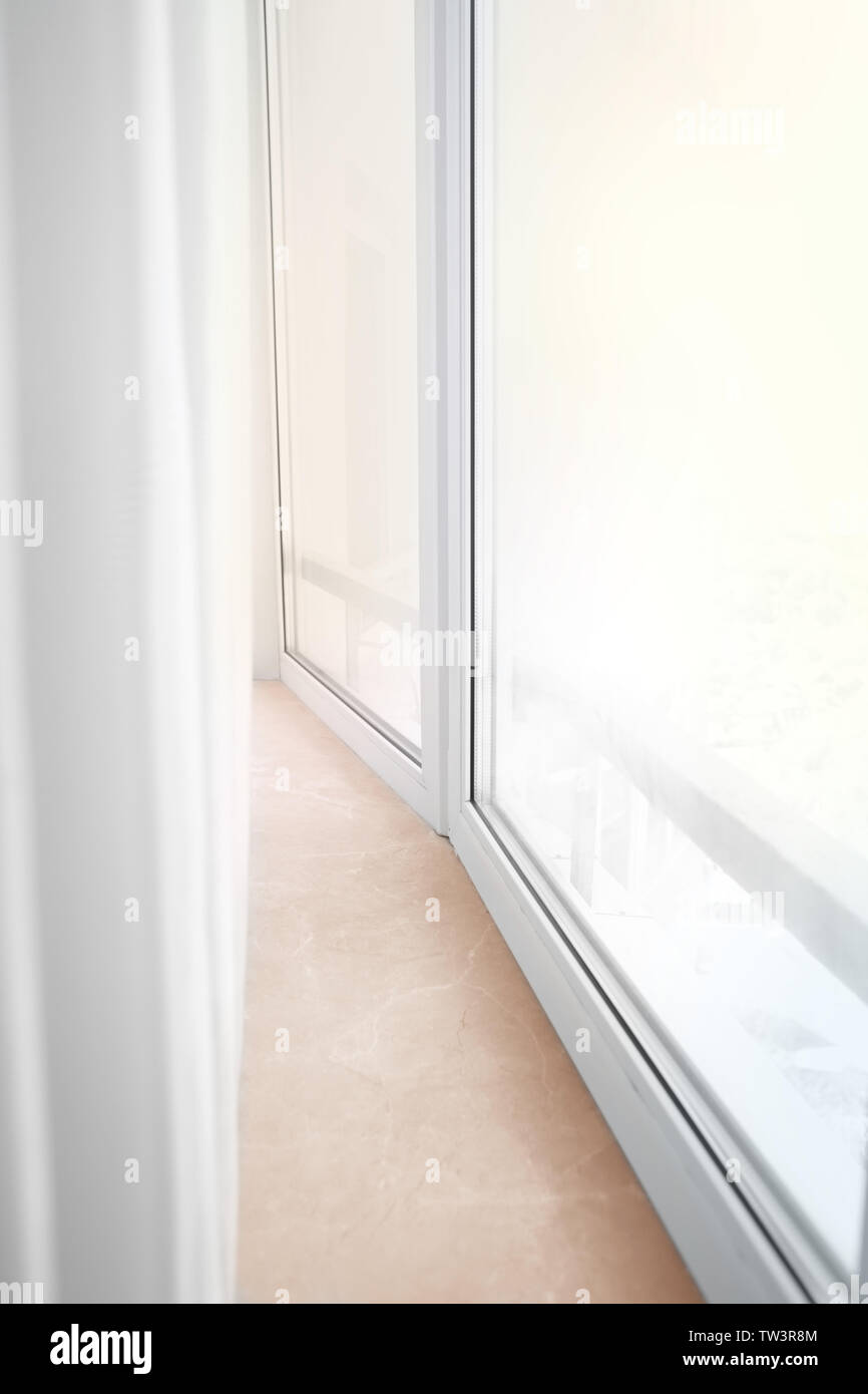 Modern window sill, closeup Stock Photo - Alamy