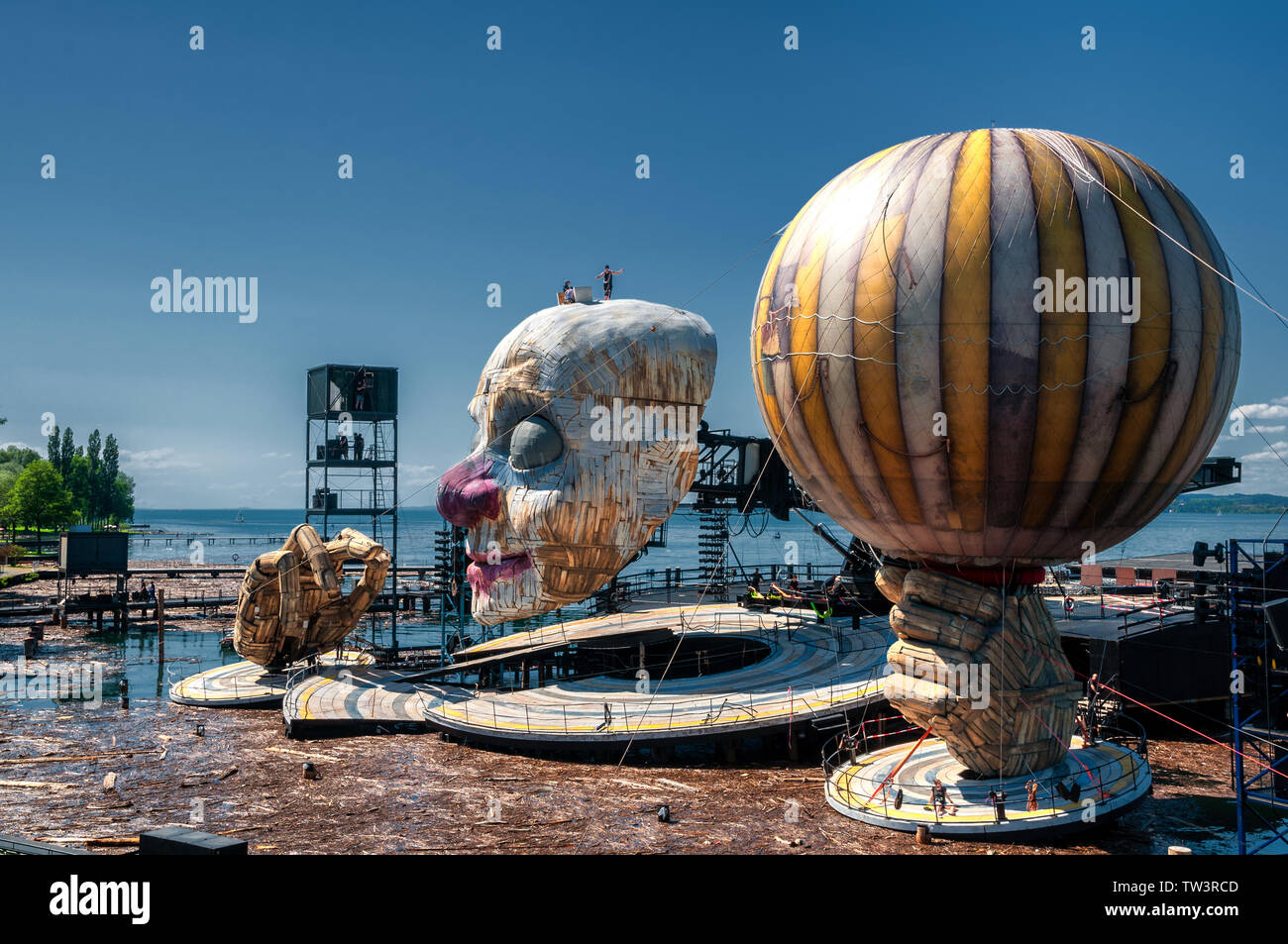 Stage Construction for the next Opera „RIGOLETTO“ by Giuseppe Verdi, on ...