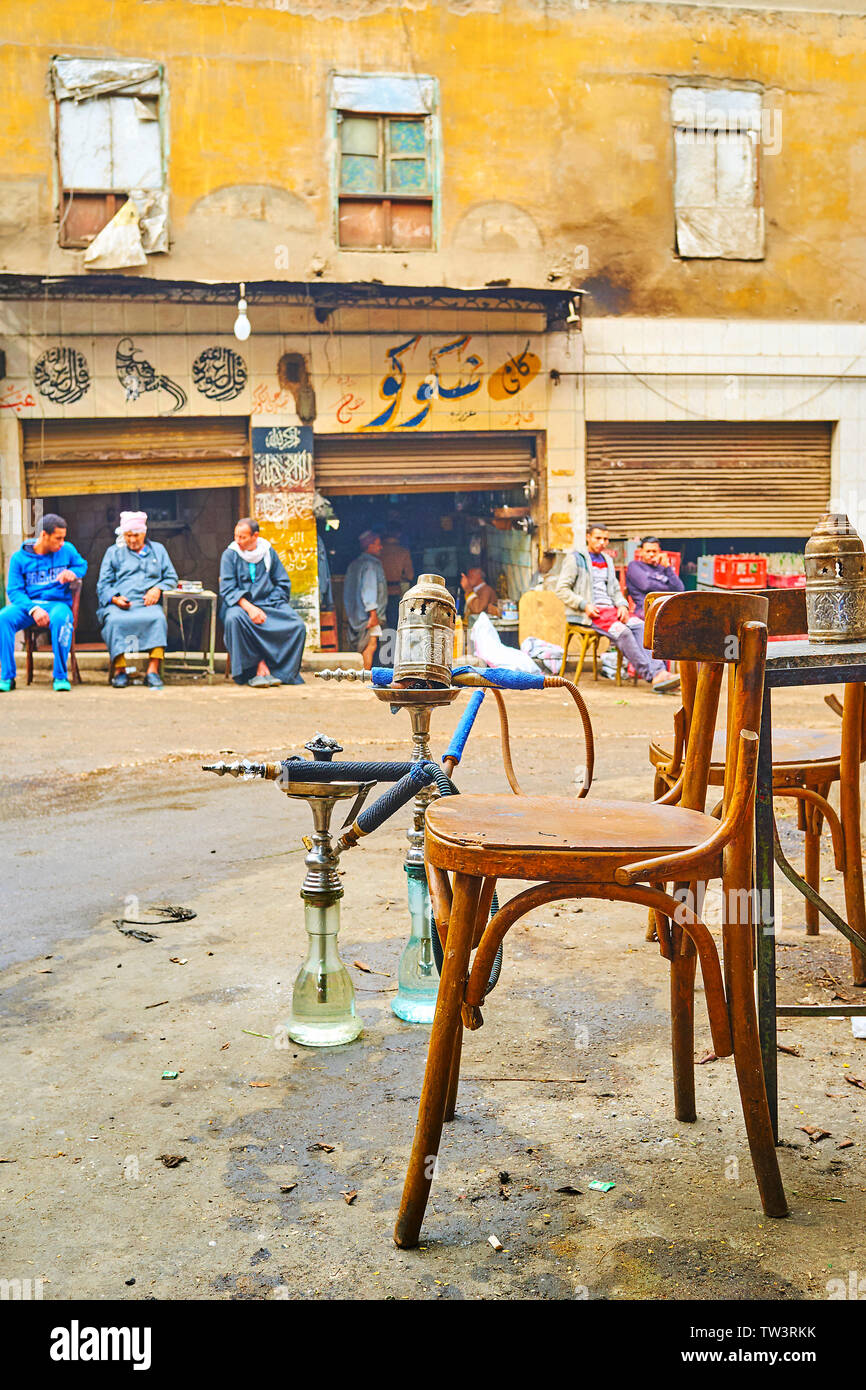 Hookah cafe egypt hi-res stock photography and images - Alamy