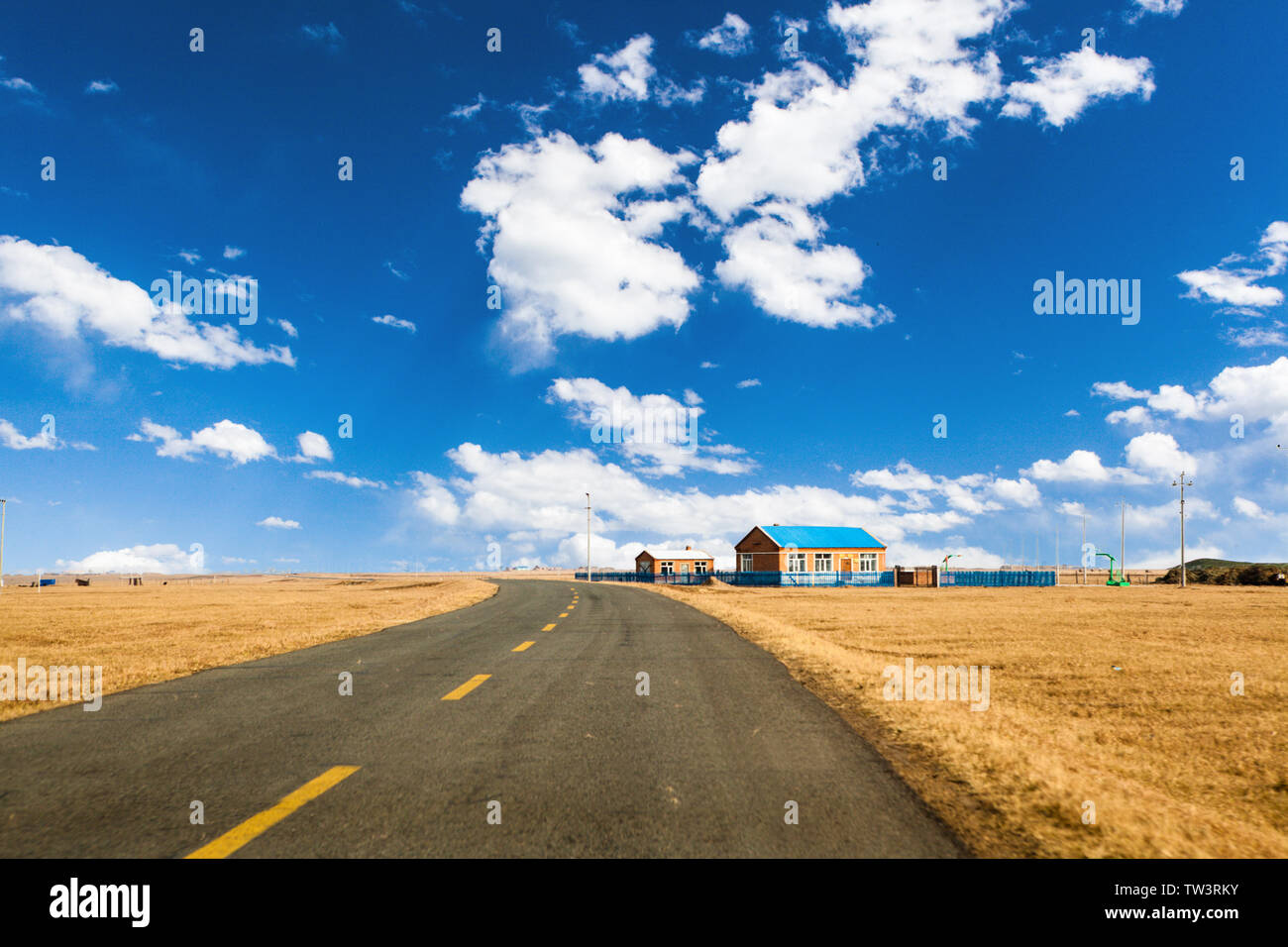 Road landscape no one to travel expressway guide sky asphalt hi-res ...