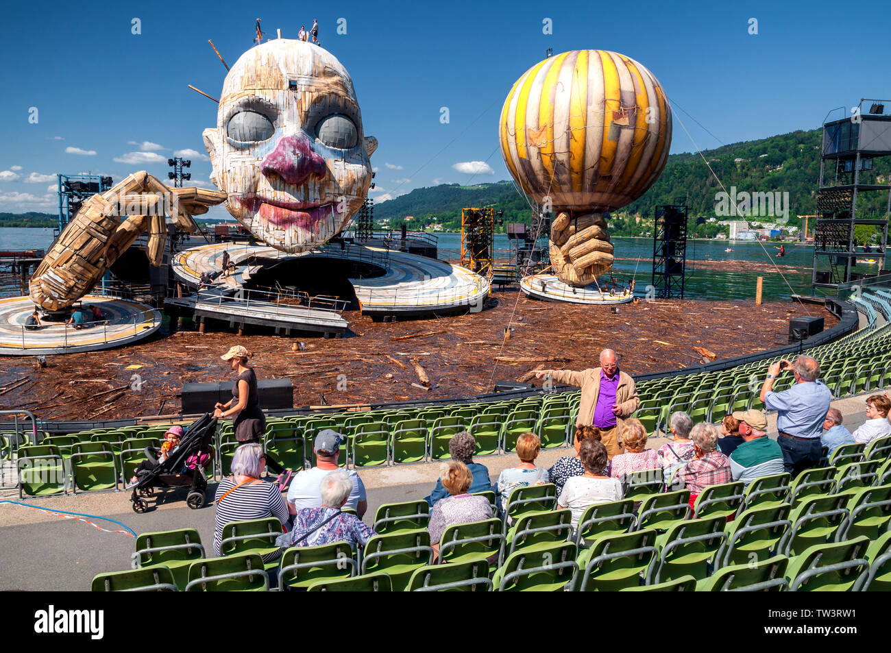 Stage Construction for the next Opera „RIGOLETTO“ by Giuseppe Verdi, on ...