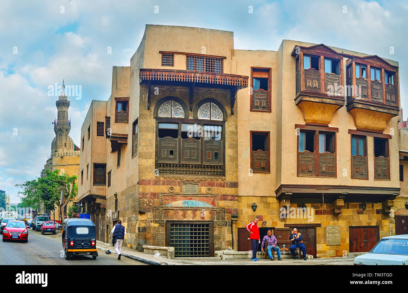 CAIRO, EGYPT - DECEMBER 22, 2017: Explore historical architecture of Al ...