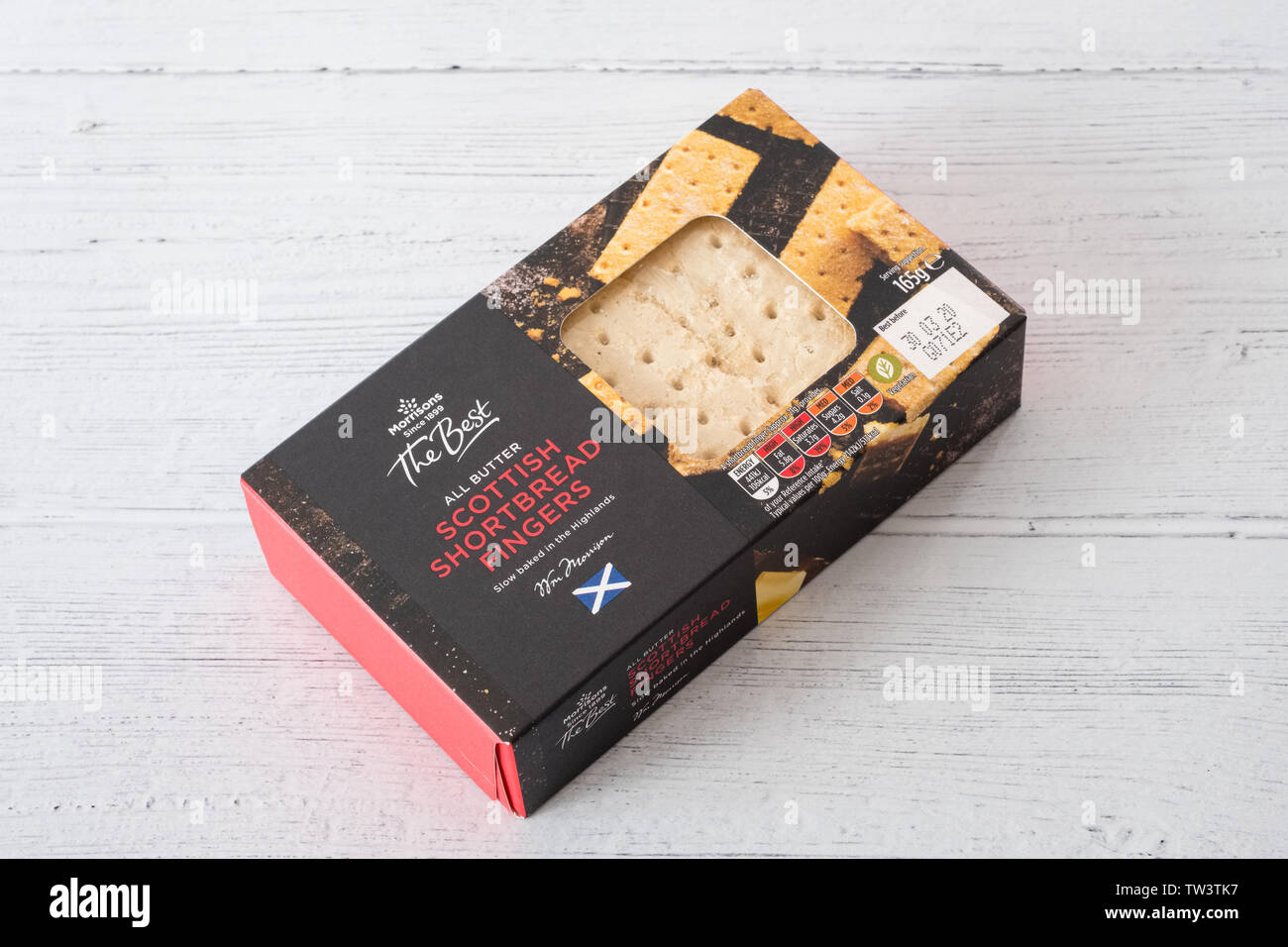 Largs, Scotland, UK - June 08, 2019: Morrisons branded shortbread ...