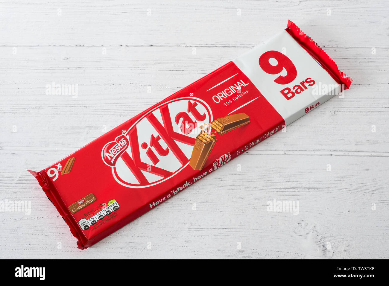 Largs, Scotland, UK - June 08, 2019: Nestle branded Kit Kat fingers in ...
