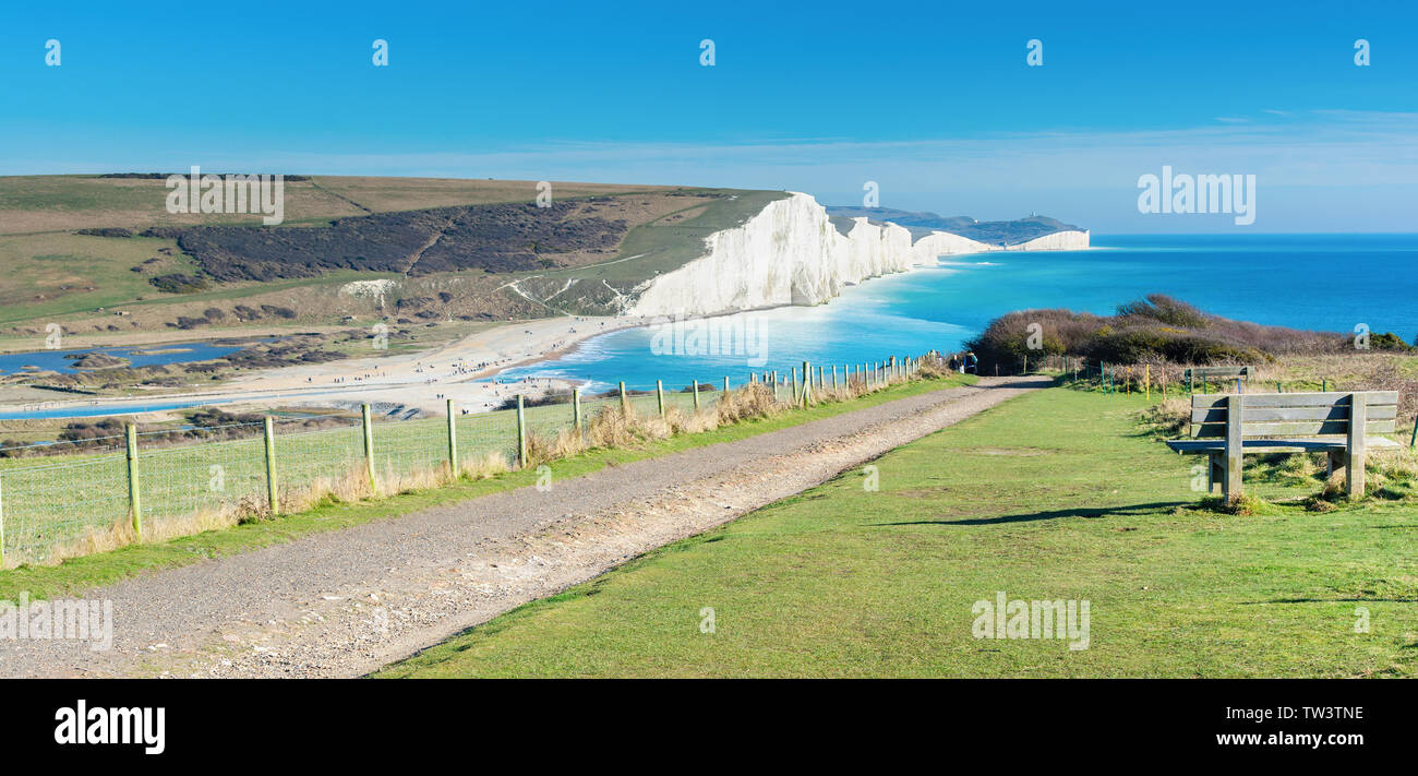Cuckmere haven river walk hi-res stock photography and images - Alamy