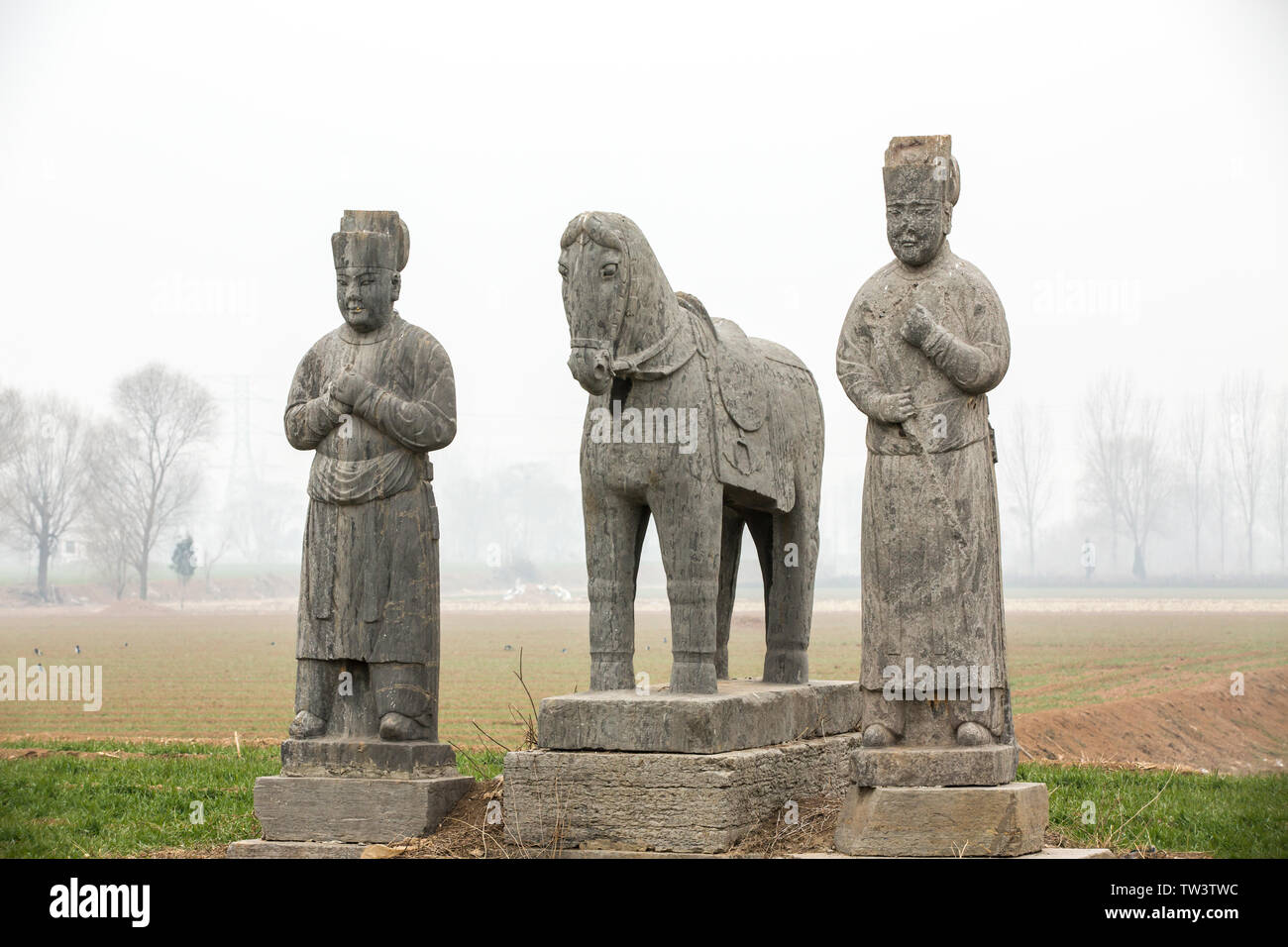 Stone statue of Song Ling Stock Photo - Alamy