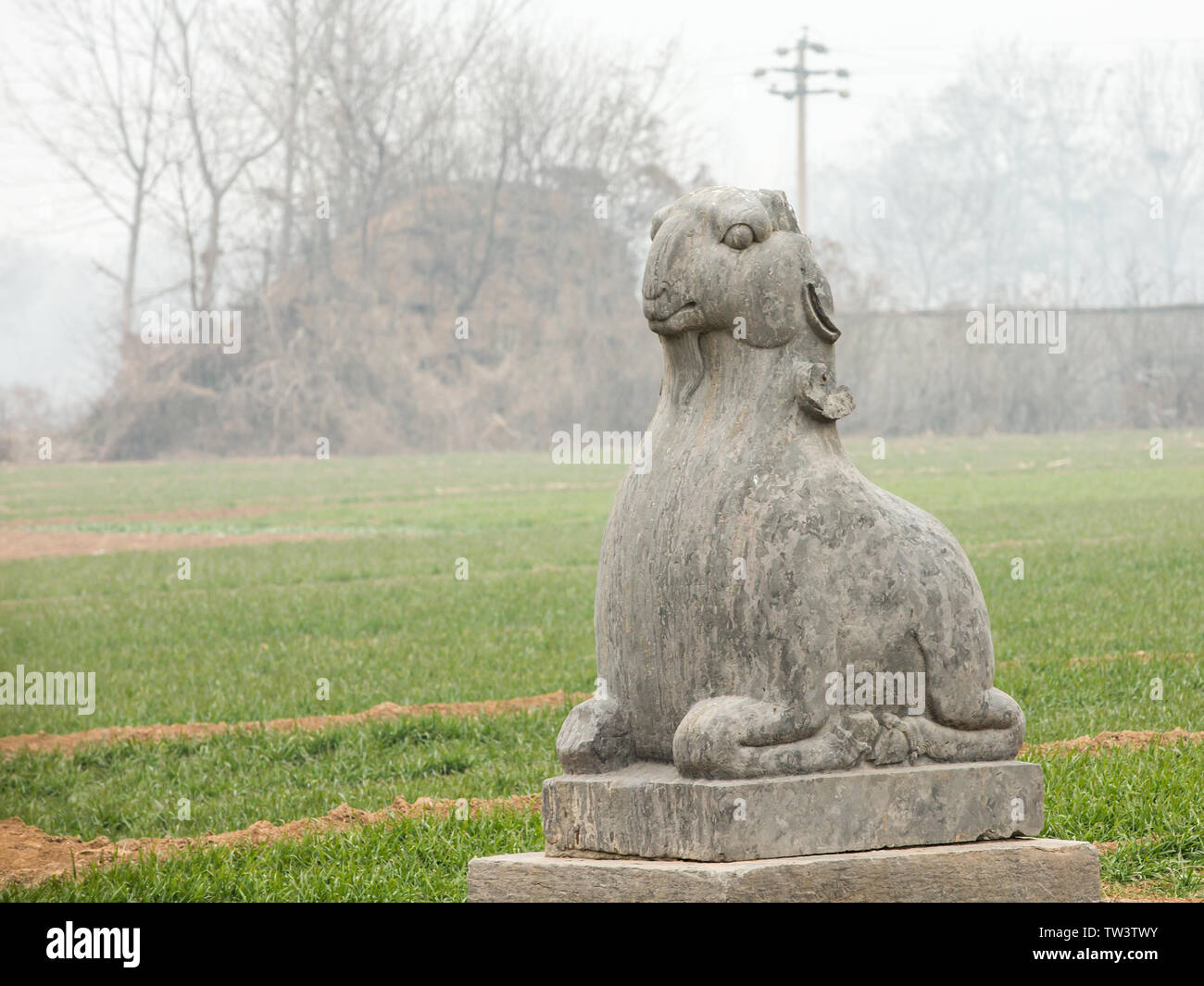 Stone statue of Song Ling Stock Photo - Alamy