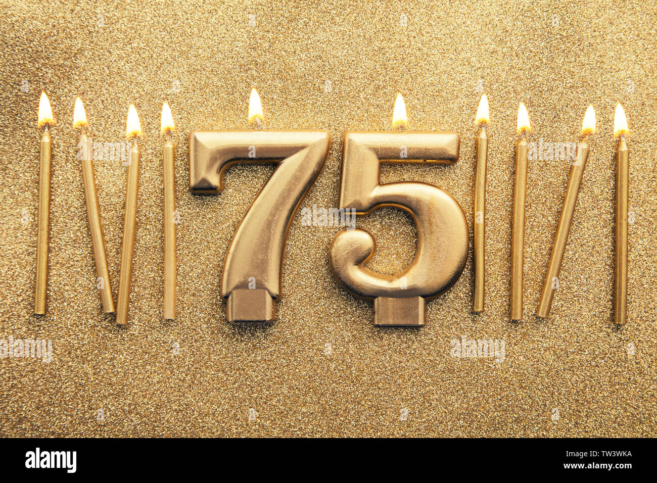 Happy birthday 75th birthday hi-res stock photography and images - Alamy