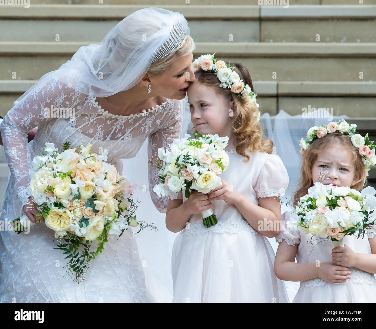 The wedding of Lady Gabriella Windsor and Thomas Kingston at St. George ...